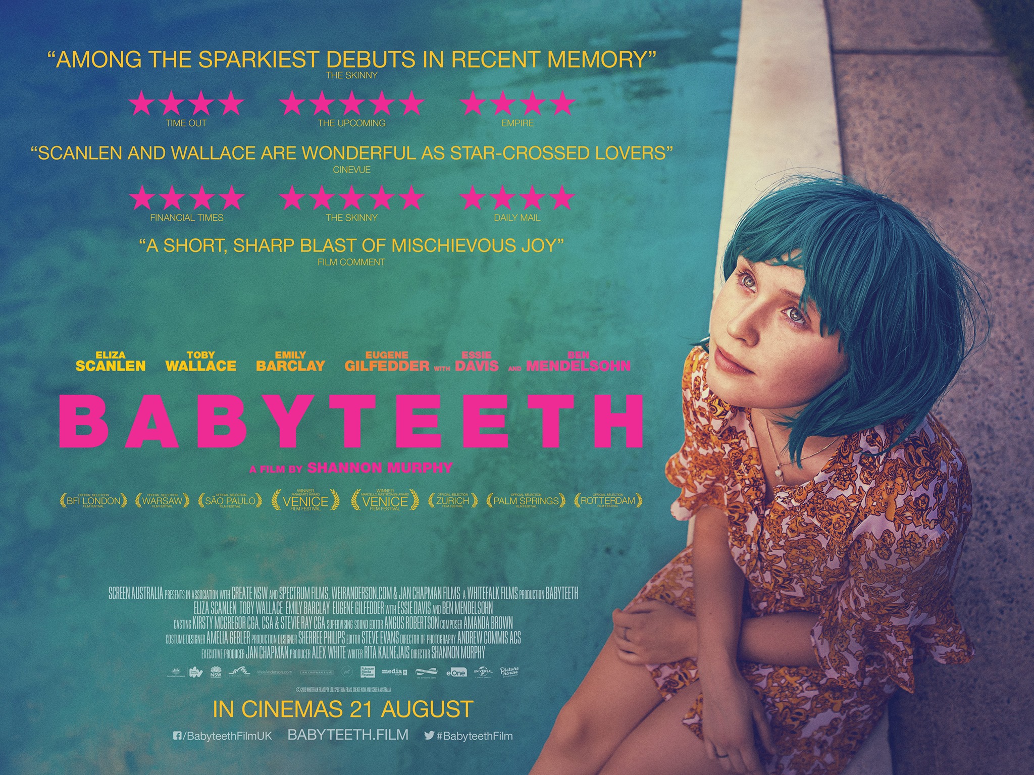 Picturehouse Entertainment announces Babyteeth theatrical release info ...